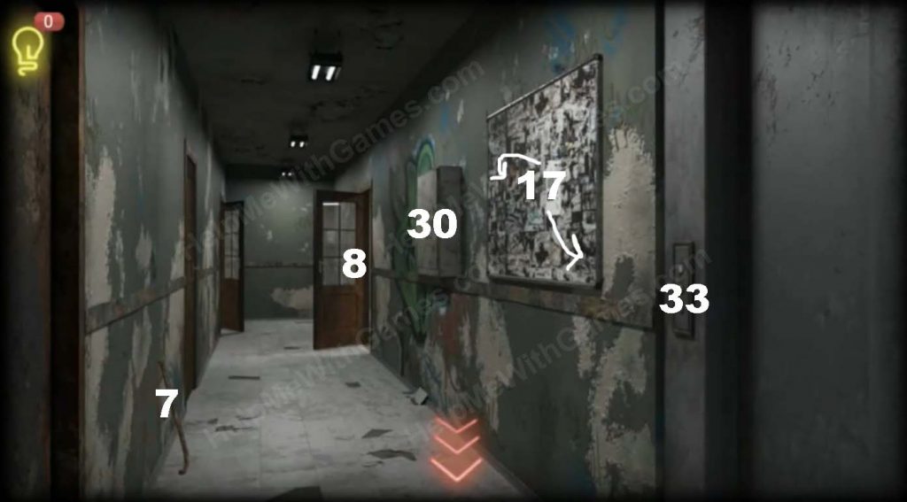 Skyscraper Room Escape – Trophies – Hallway | HelpMeWithGames