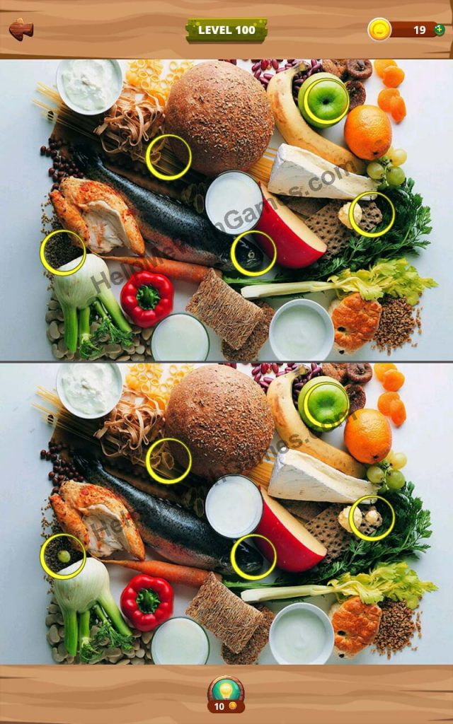 Find The Difference – Spot the Difference – Level 100 | HelpMeWithGames
