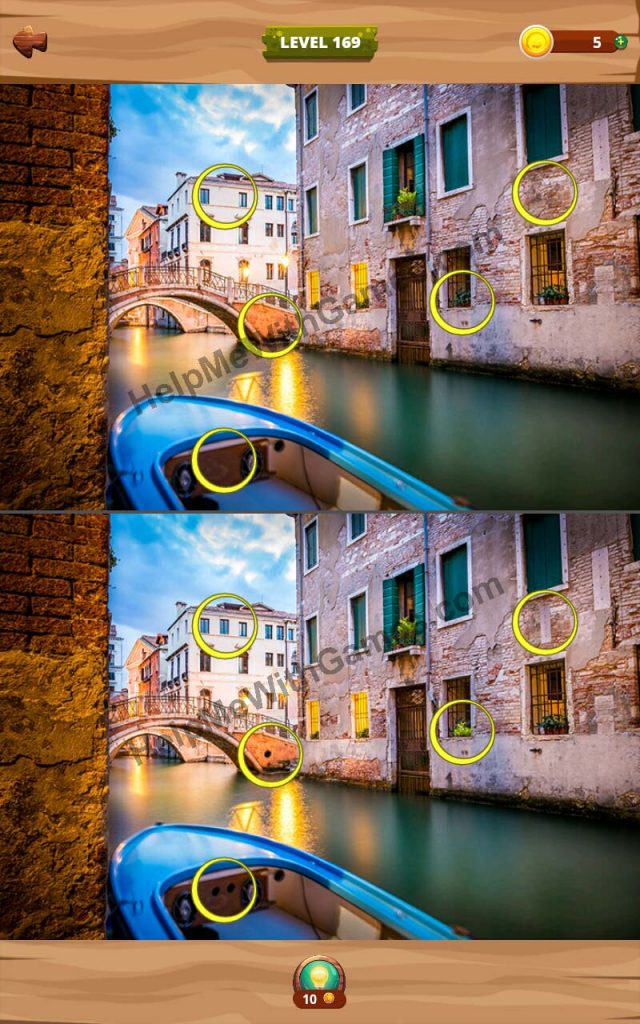 Find The Difference – Spot the Difference – Level 169 | HelpMeWithGames