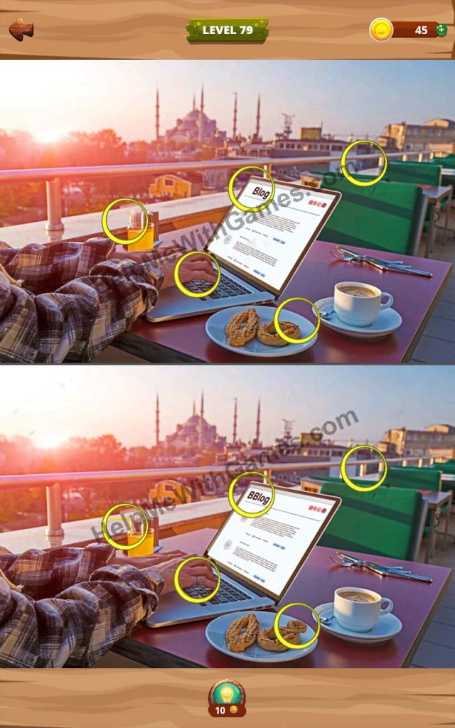 Find The Difference – Spot the Difference – Level 79 | HelpMeWithGames