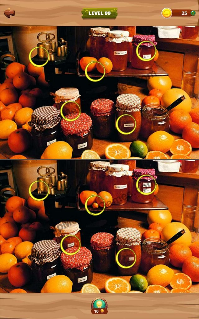 Find The Difference – Spot the Difference – Level 99 | HelpMeWithGames